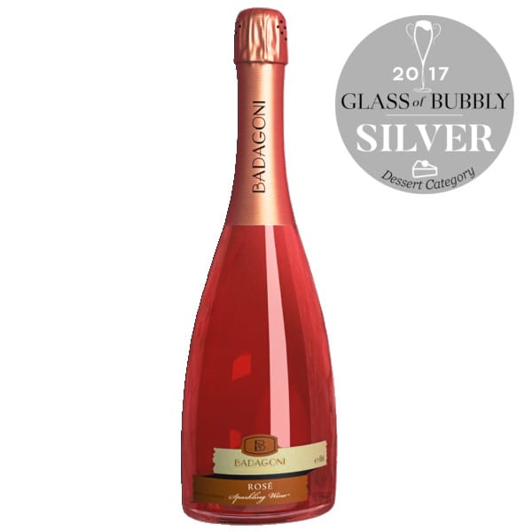 BADAGONI – Rosé – Silver Dessert – Glass Of Bubbly