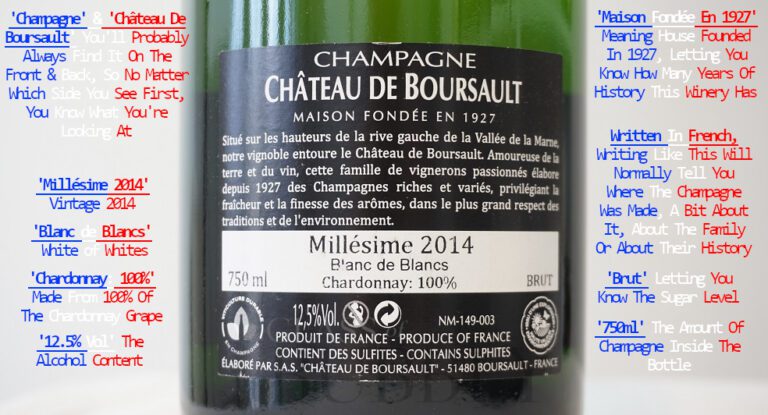 How To Read A Champagne Label – Glass Of Bubbly