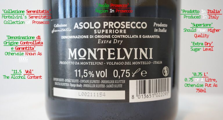 How To Read A Prosecco Label – Glass Of Bubbly