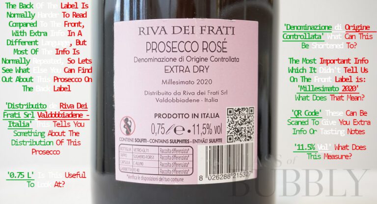 How To Read A Prosecco Label – Glass Of Bubbly