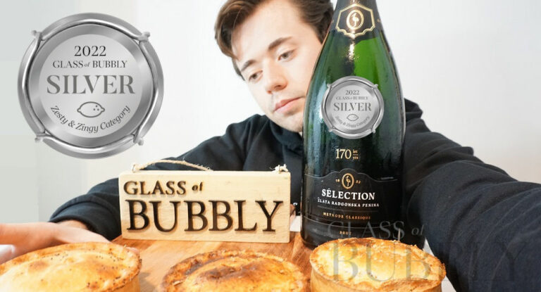 Pies and Sparkling Wine – Glass Of Bubbly