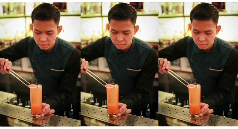 Bartender Made Cocktails – Snake – Glass Of Bubbly