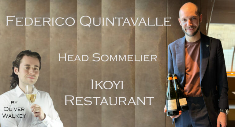 Head Sommelier Ikoyi Restaurant – Federico Quintavalle – Glass Of Bubbly